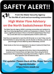 RM of Laird – the RM is agricultural based…